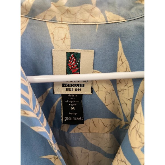 Tori Richard | Shirts | Vintage Tori Richard Hawaii Blue White ...